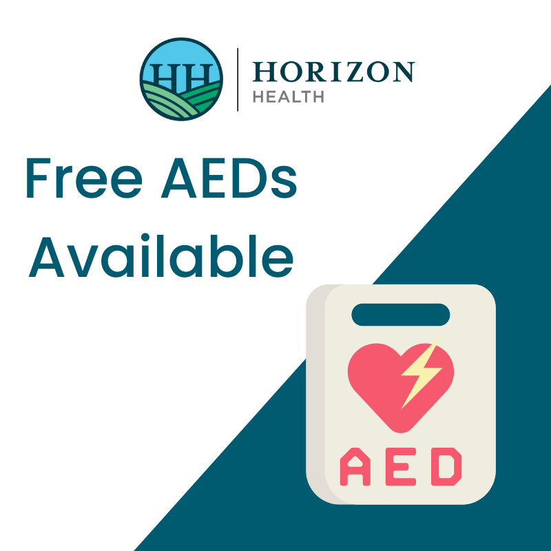 Horizon Health Donates AEDs to Community
